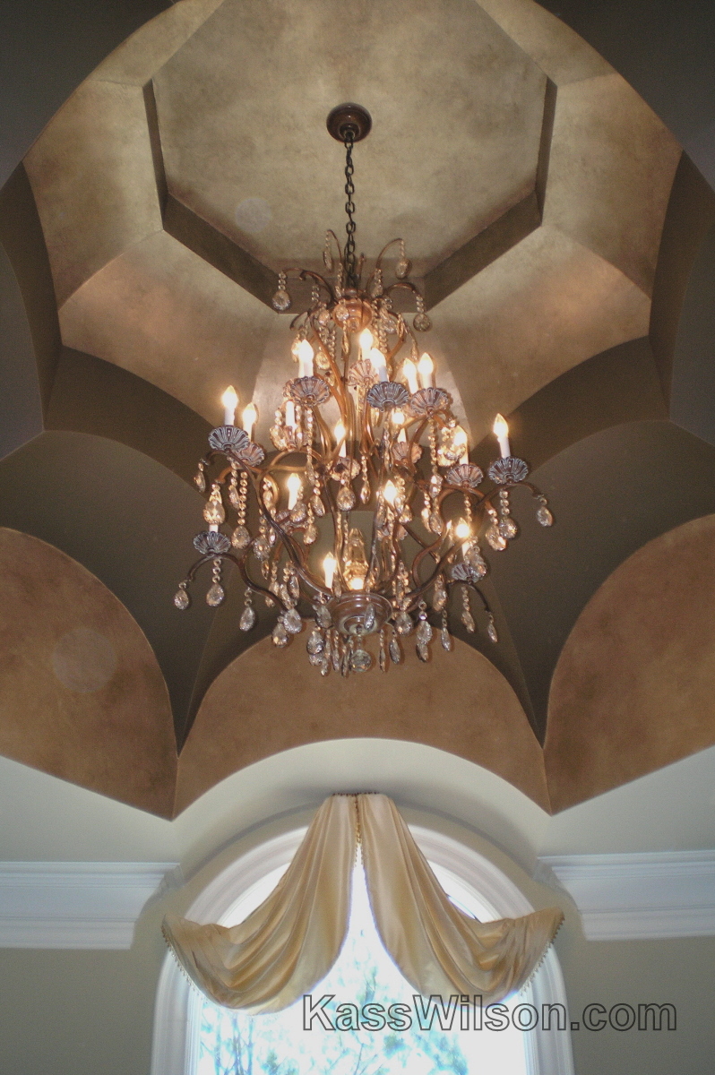 » Icing On The Cake…Metallic Ceiling Finish